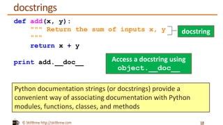 Python Programming Essentials M17 Functions PPT