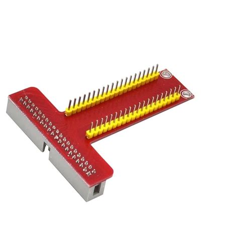 t gpio breakout board with 40pin cable for raspberry pi flux electronix