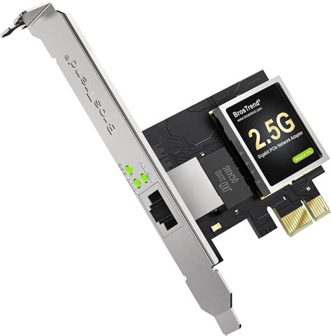Amazon Com BrosTrend 2 5GB Linux Compatible NIC PCIe Network Adapter For Ubuntu Fedora