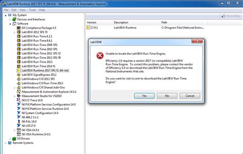 solved executable can t find runtime engine ni community