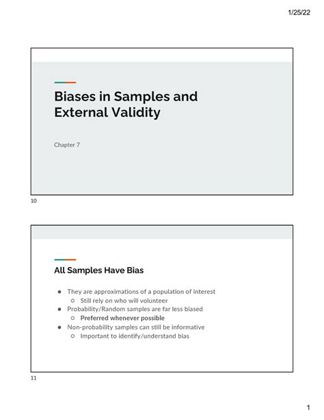 Ch Sampling Bias Notes Biases In Samples And External Validity Chapter All