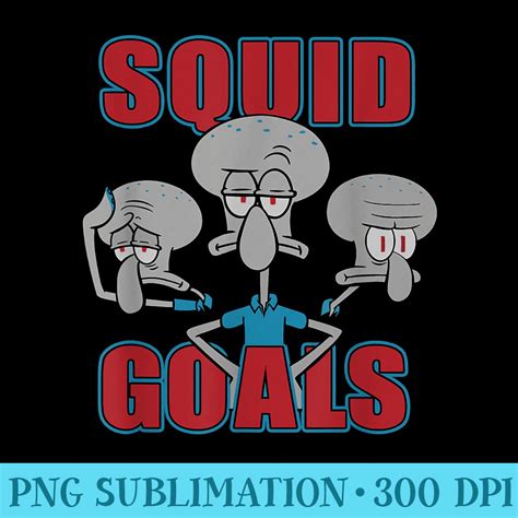 Spongebob Squarepants Squid Goals Squidward Faces Vintage Inspire Uplift