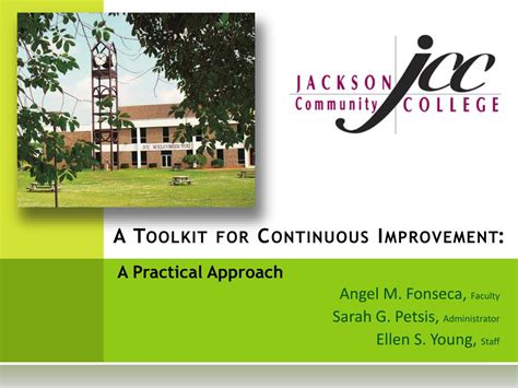 PPT A Toolkit For Continuous Improvement PowerPoint Presentation Free Download ID 4829169