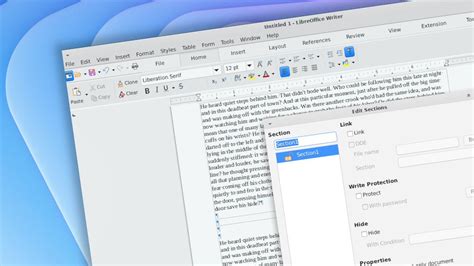 Add And Customize Section Breaks In Libreoffice Writer