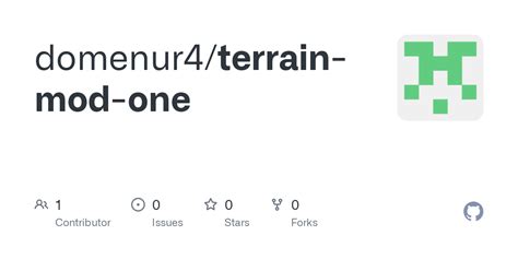 GitHub Domenur4 Terrain Mod One