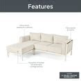 Better Homes And Gardens Marlow Outdoor 2pc Patio Sectional White