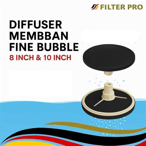 8 นิ้ว Fine Bubble Membrane Disc Diffuser Fine Bubble Airator สําหรับ