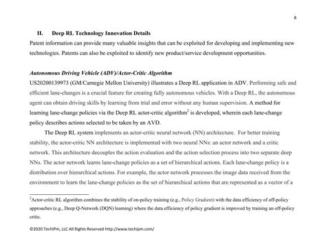 Deep Reinforcement Learning Innovation Insights From Patents Ppt