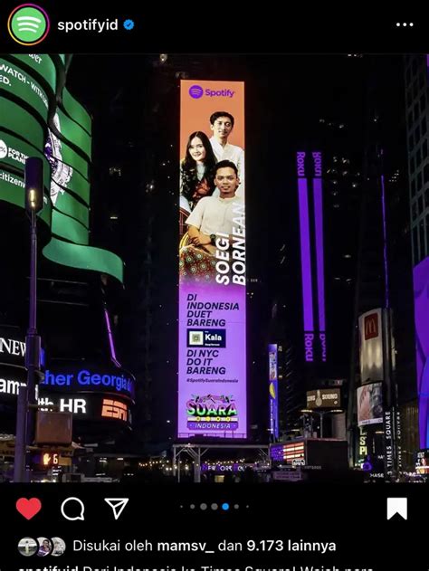 Bagas Prasetyo Soegi Bornean Bersyukur Saat Foto Bandnya Terpampang Di Times Square New York