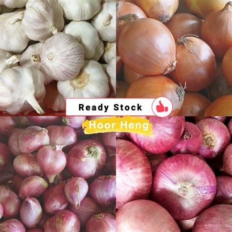 Bawang Merah Besar Bawang Putih Bawang Hollen 500g 1kg± Shopee Malaysia