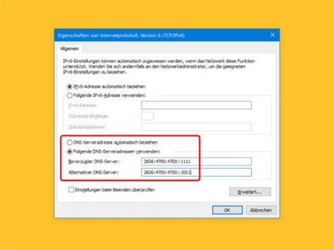 Cloudflare DNS über IPv6 nutzen Jörg Schieb Digital und KI