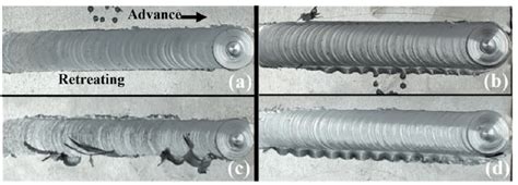 Visual Appearance Of The Welds Obtained By Fsw A Welded Joint 1 B Download Scientific