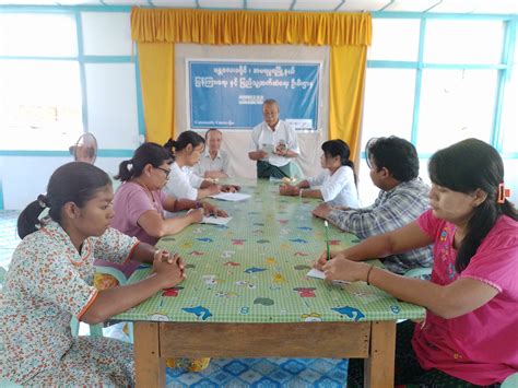 အမရပူရမြို့နယ်၊ လူထုအခြေပြုဗဟိုဌာန Community Centre ခန်းမ၌ စာဖတ်ဝိုင်းပြုလုပ် Information And
