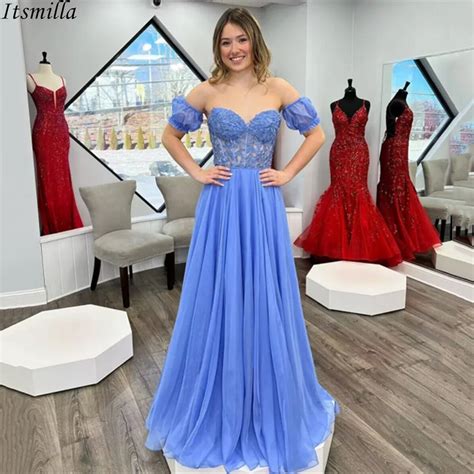 Periwinkle Chiffon Bridesmaid Dresses