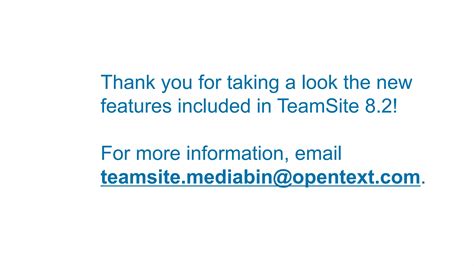 introducing opentext teamsite 8 2 pptx