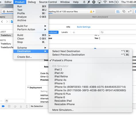 Xcode Only Lets Me Run For An Ios Device No Simulator Stack Overflow