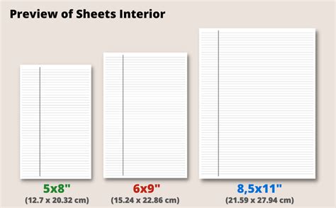 Extra Narrow Ruled Notebook 8 5x11 150 Pages Gray Lines Black