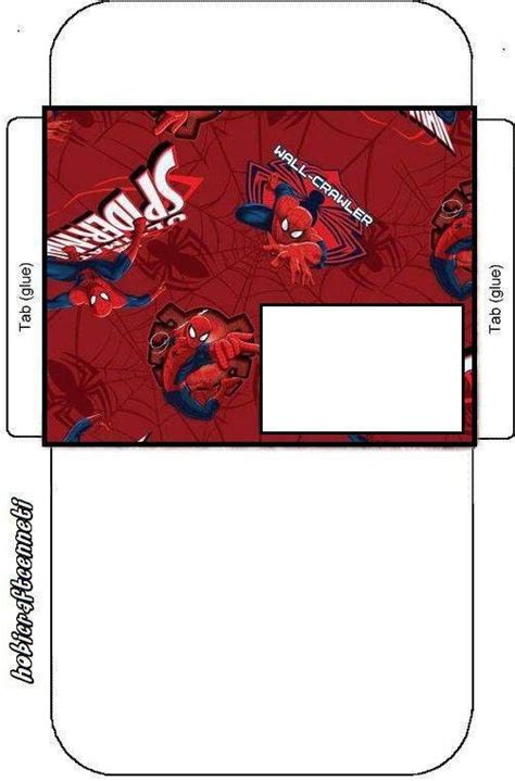 Spiderman Envelope Printable