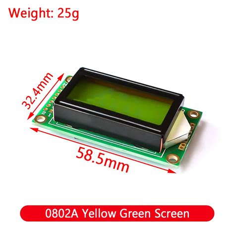 lcd module blue green screen for arduino 0802 1602 2004 12864 lcd