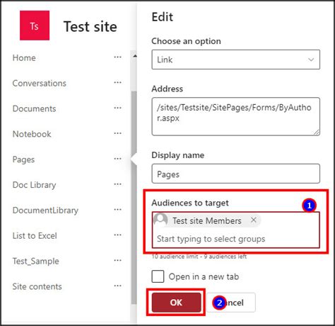 sharepoint audience targeting [deliver personalized content]