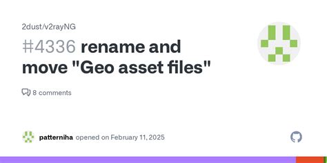 Rename And Move Geo Asset Files · Issue 4336 · 2dustv2rayng · Github