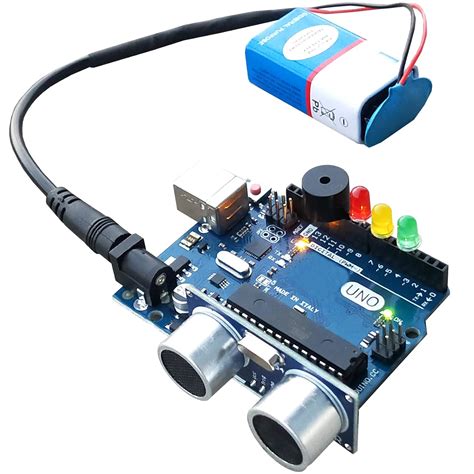 Kit4curious® Ultrasonic Sensor Based Security Alarm Object Distance Detector With Code And