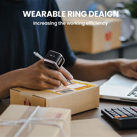 Eyoyo Mini Finger Wearable 2 4g Wireless 1d 2d Barcode Scanner 3in1 Via Bluetooth Qr Code Scan