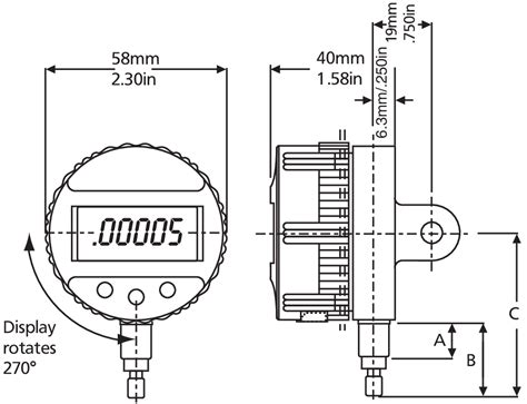 Mahr Millimess µmaxµm Ii Inductive Digital Comparator Range ±1 Mm Se