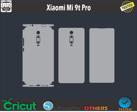 Xiaomi Mi 9t Pro Skin Template Vector ARMOBILESKIN