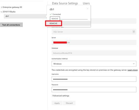 Solved On Premise Data Gateway Data Source Cannot Connec Power Platform Community