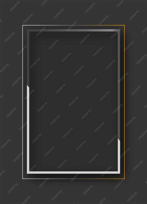 Rectangular Frame Vector Premium Vector