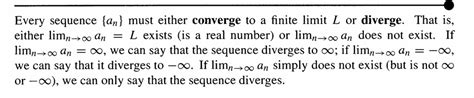 what about an alternating sequence like cos n pi do we also call it a