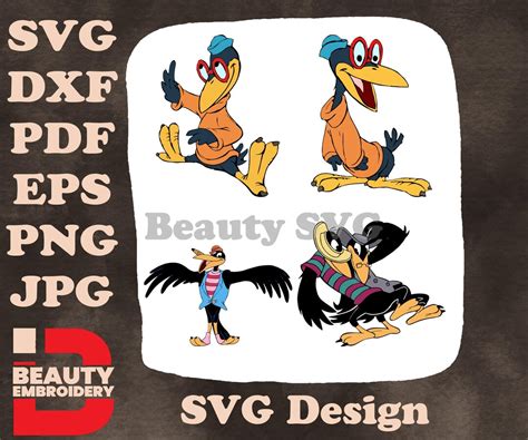 Dumbo Crows Jim Crow Specks Dandy Dopey Fats Character Poses Svg Etsy
