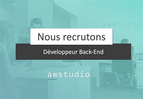 Développeur Back End Symfony