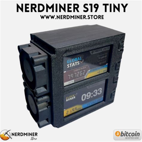 Nerd Miner S Tiny Bitcoin Solo Lottery Miner BTC Crypto Nerdminer Shopee Singapore