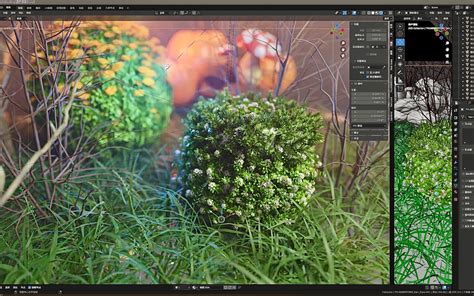 这是使用blender四天后，做的第一个野外场景，嘿嘿嘿 呲牙 天道酬勤tom 天道酬勤tom 哔哩哔哩视频