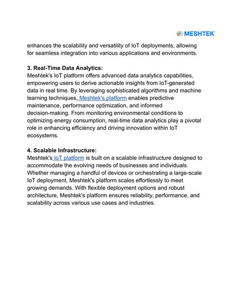 Ppt Meshteks Innovative Iot Platform Powerpoint Presentation Free
