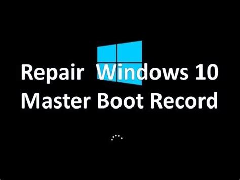 How Reset And Repair Windows Master Boot Record Computer Maintenance Windows Life