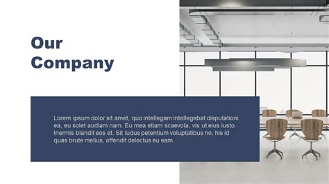 Minimalist Project Presentation Slide Design