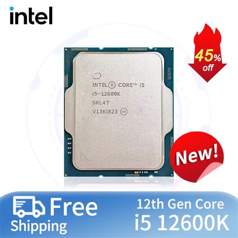 โปรเซสเซอร์ Cpu Intel Core I5 12600k New I5 12600k 34 Ghz Ten Core