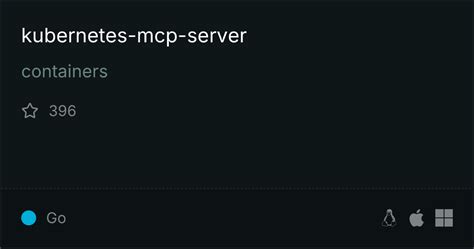 Schema Kubernetes Mcp Server Glama