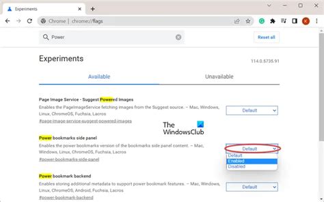Disable Or Enable Power Bookmarks Sidebar In Chrome