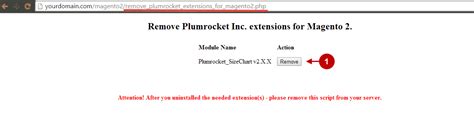 how to uninstall magento 2 size chart extension v3 x magento 2 size