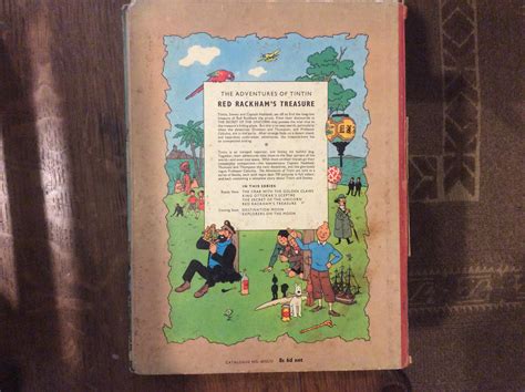 The Adventures Of Tintin Red Rackhams Treasure Uk Hb 1 1 By Herge Fair Hardcover 1959