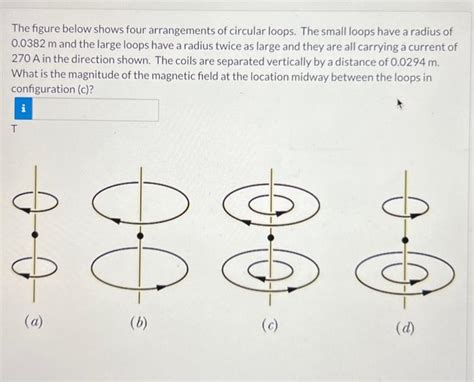 Solved The Figure Below Shows Four Arrangements Of Circular Chegg