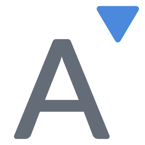 Character Decrease Size Icon Download On Iconfinder