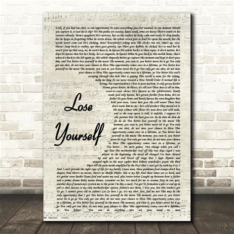 Lose Yourself Lyrics