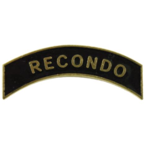 Rotc Metal Arc Tab Recondo Military Insignia And Tactical Gear Hub