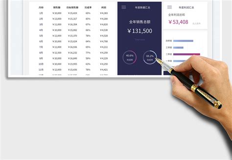 销售数据分析统计表免费下载 Excel表格 工图网