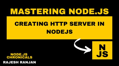 Rajesh Ranjan On Linkedin Creating A Simple Server In Nodejs